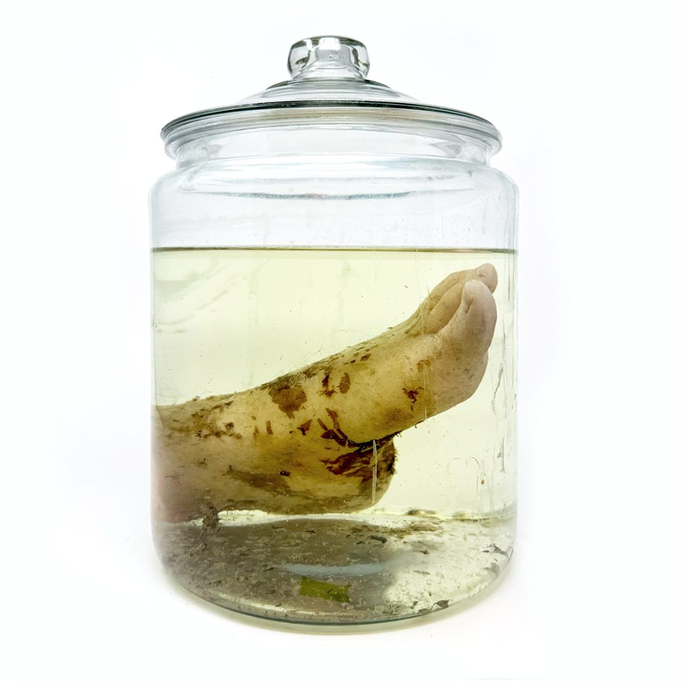 'Hero' Prop American Gods Human Foot Wet Specimen - Cabinet of Curiosities